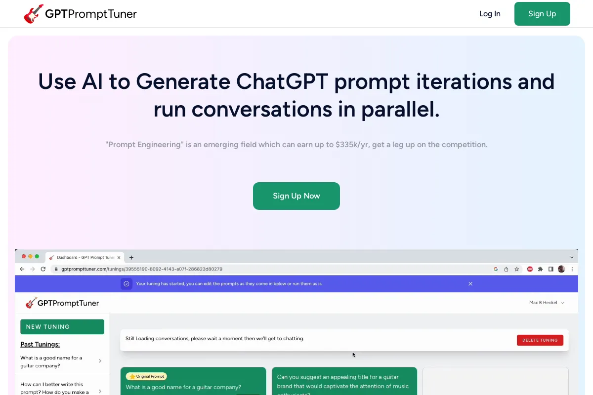 GPT Prompt Tuner Details, Pricing, Features, and Alternatives 2025