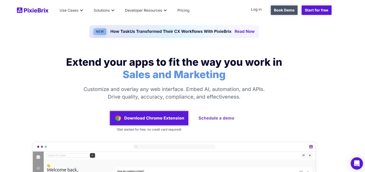 PixieBrix AI Details, Pricing, Features, and Alternatives 2025